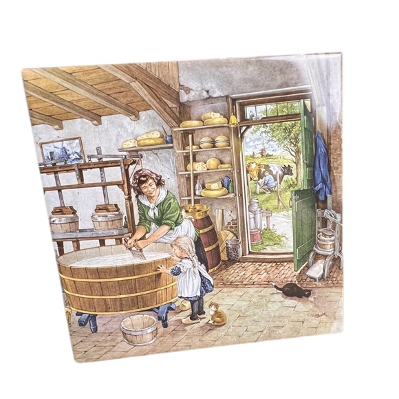 Ter Steege | Art | Vtg Royal Mosa Holland Ter Steege Ceramic Art Tile ...